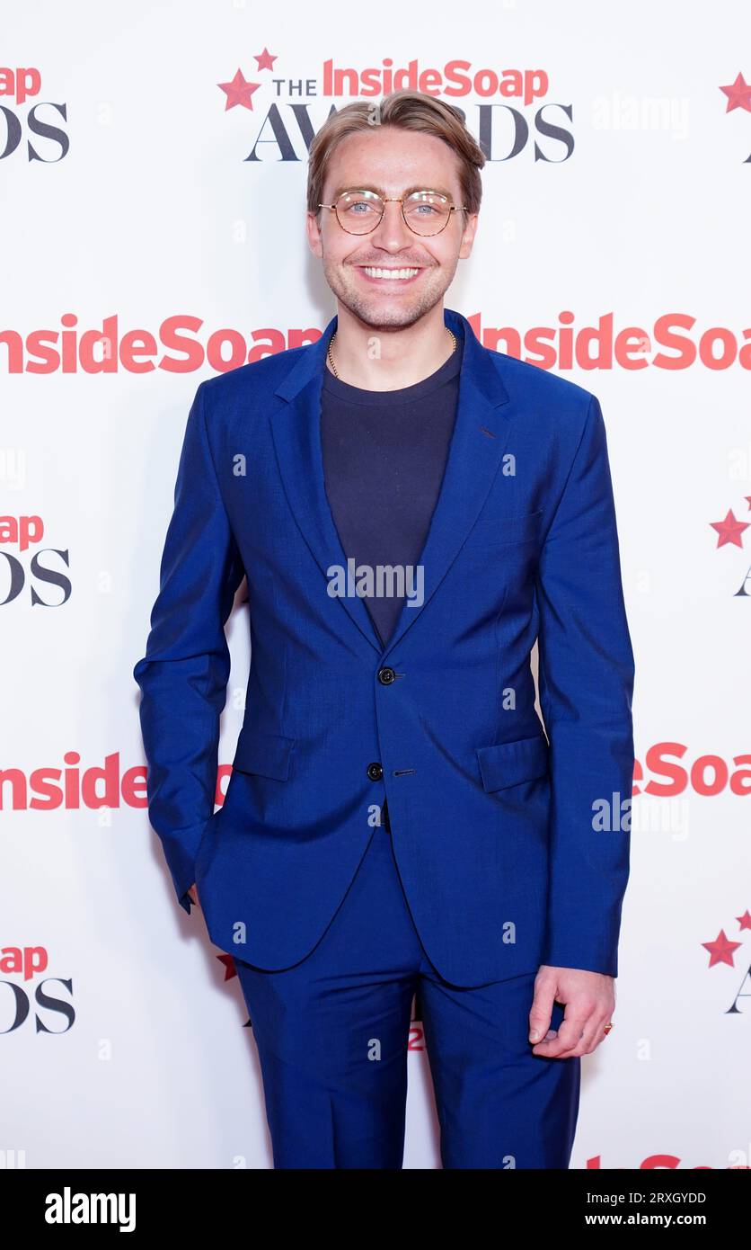 Barney Walsh attending the Inside Soap Awards at Salsa Temple in London ...