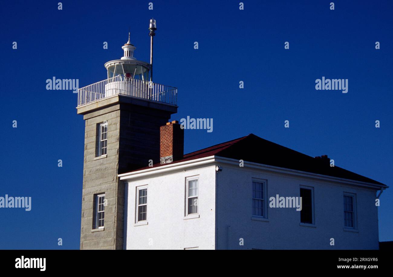 Watch Hill Lighthouse, Watch Hill, Rhode Island Stock Photo - Alamy