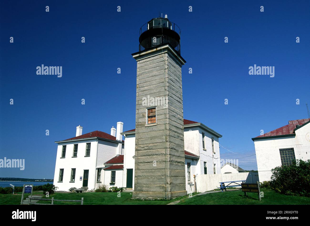 Beavertail lighthouse 1749 hi-res stock photography and images - Alamy