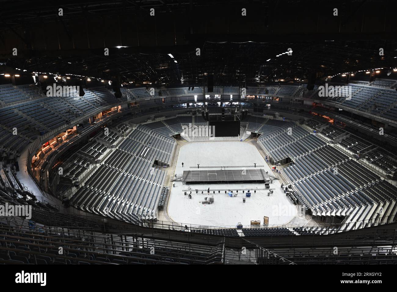 Cologne, Germany. 25th Sep, 2023. View of the LanxessArena. Built in ...