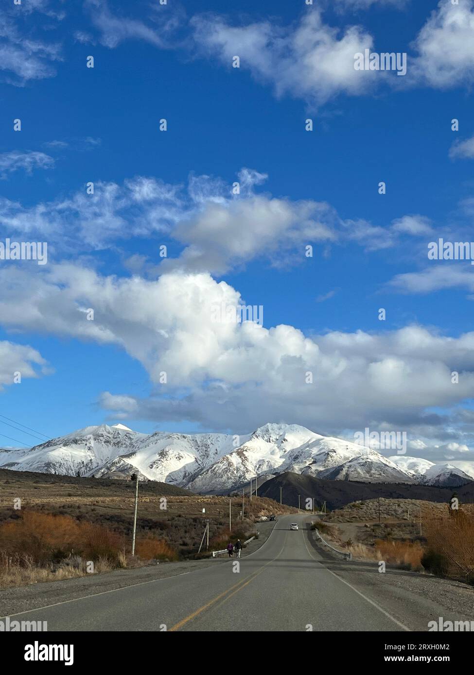 Argentine National Route in Patagonia Stock Photo - Alamy