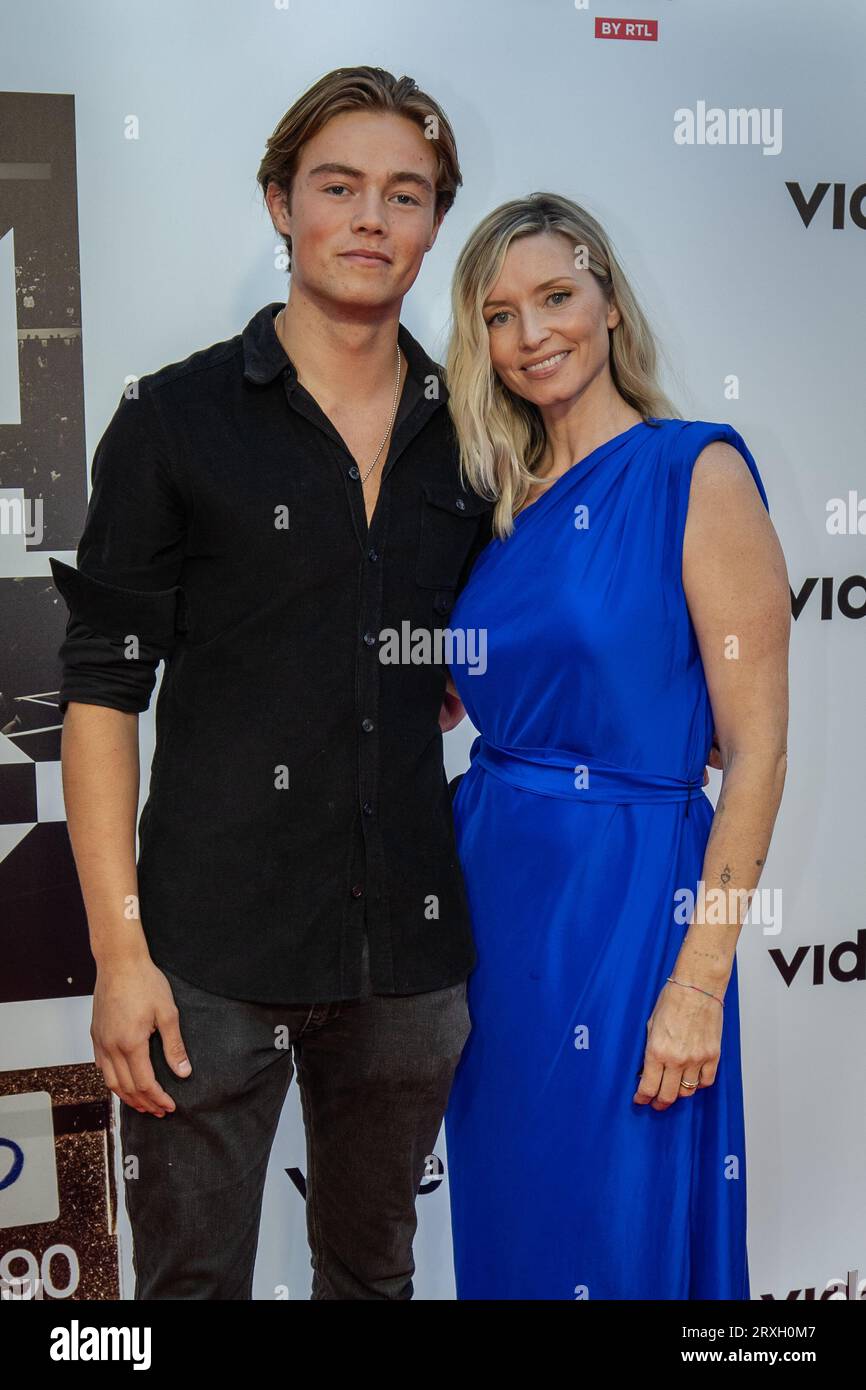 AMSTERDAM - Lucy Woesthoff and Dean Woesthoff on the red carpet, prior ...