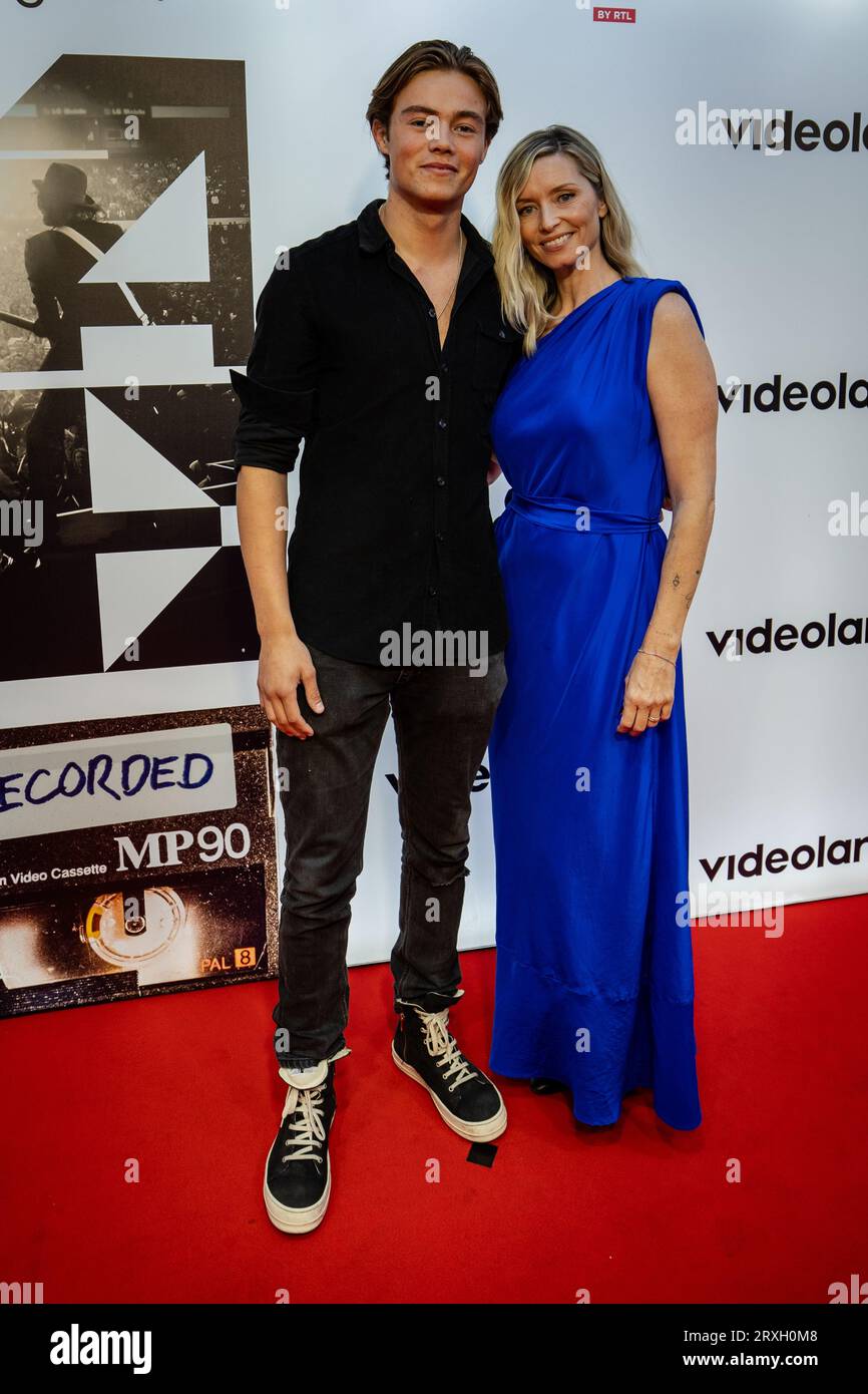 AMSTERDAM - Lucy Woesthoff and Dean Woesthoff on the red carpet, prior ...