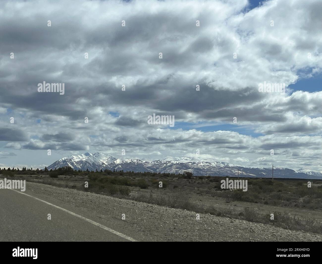 Argentine National Route in Patagonia Stock Photo - Alamy