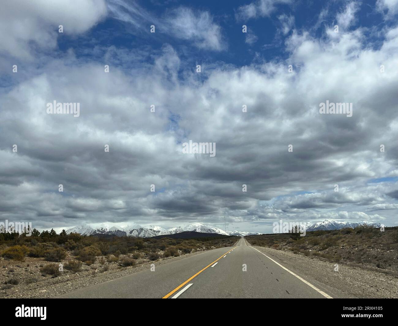 Argentine National Route in Patagonia Stock Photo - Alamy