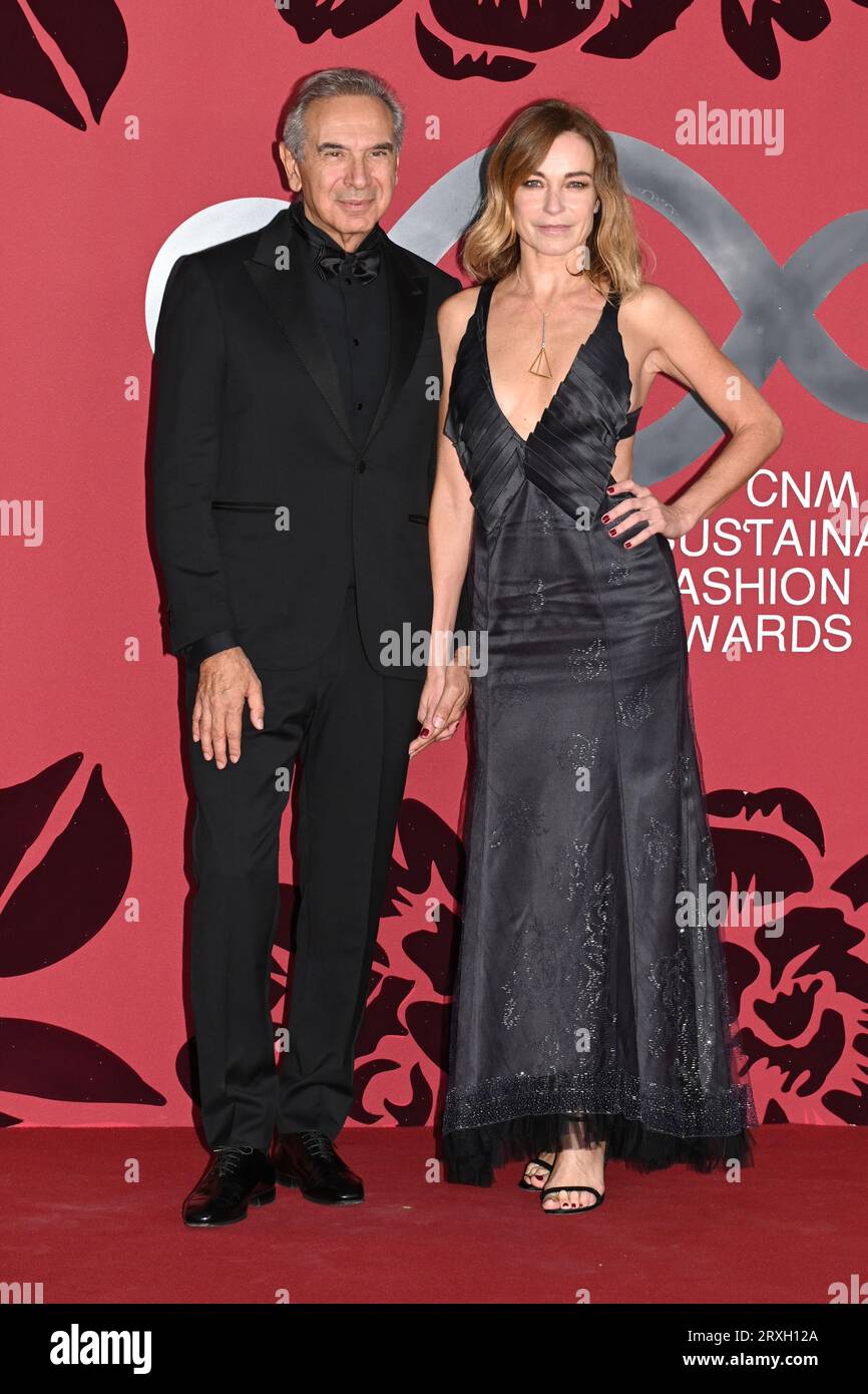 Milan, Italy. 24th Sep, 2023. Carlo Capasa and Stefania Rocca attend ...
