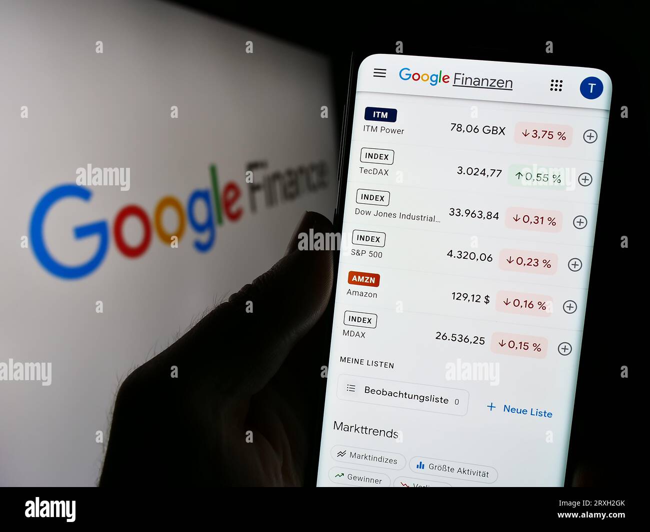 Google finance logo hi-res stock photography and images - Alamy