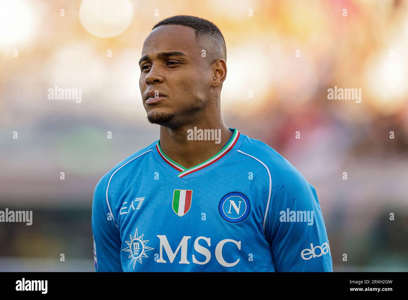 SSC Napoli’s Brazilian defender Natan Bernardo de Souza looks during ...