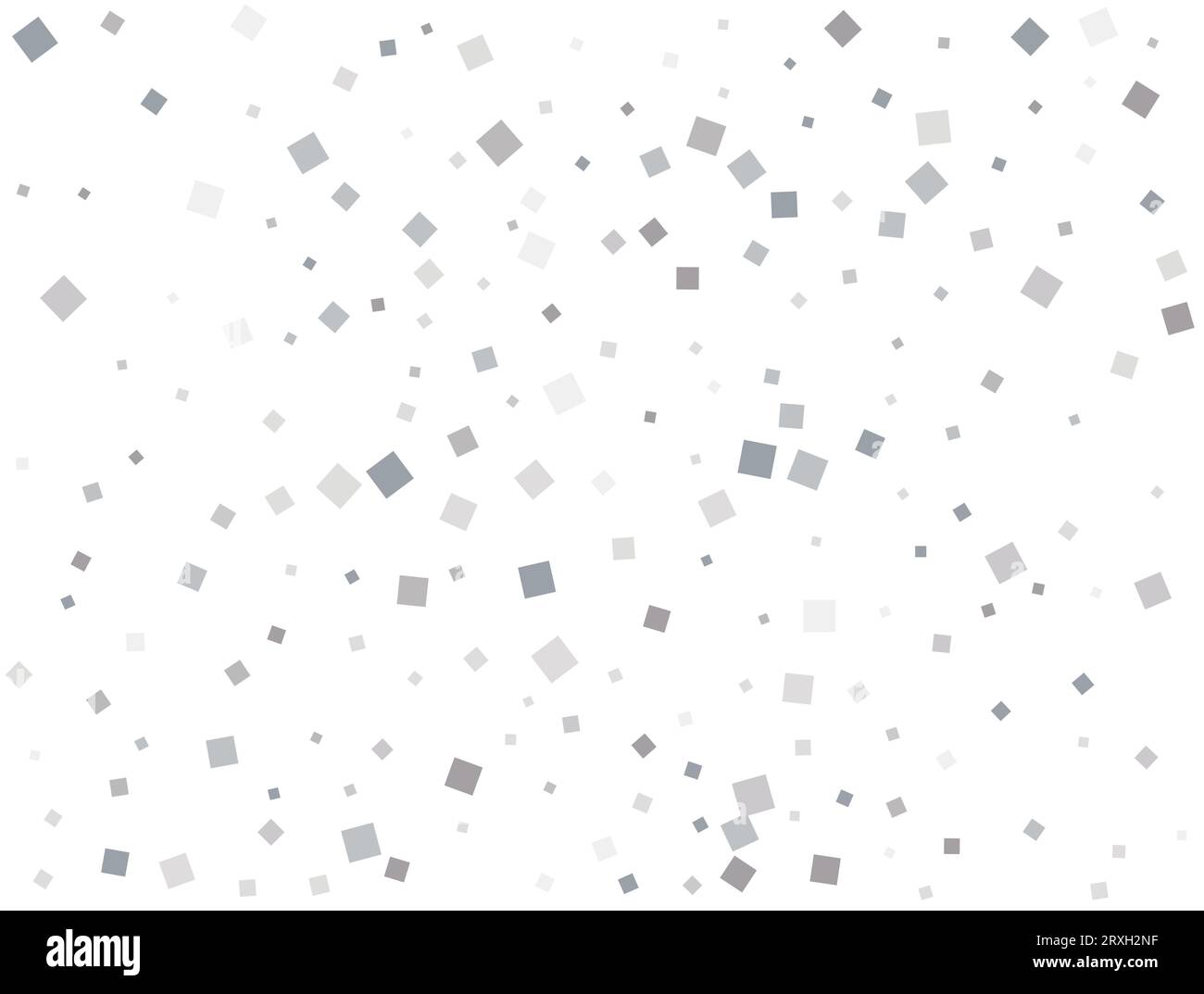 Silver square confetti Stock Vector Images - Alamy
