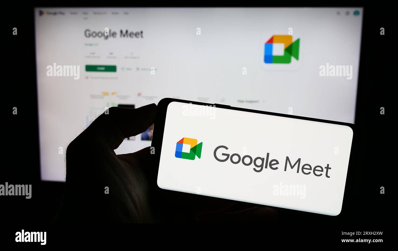 Google meet logo hi-res stock photography and images - Alamy