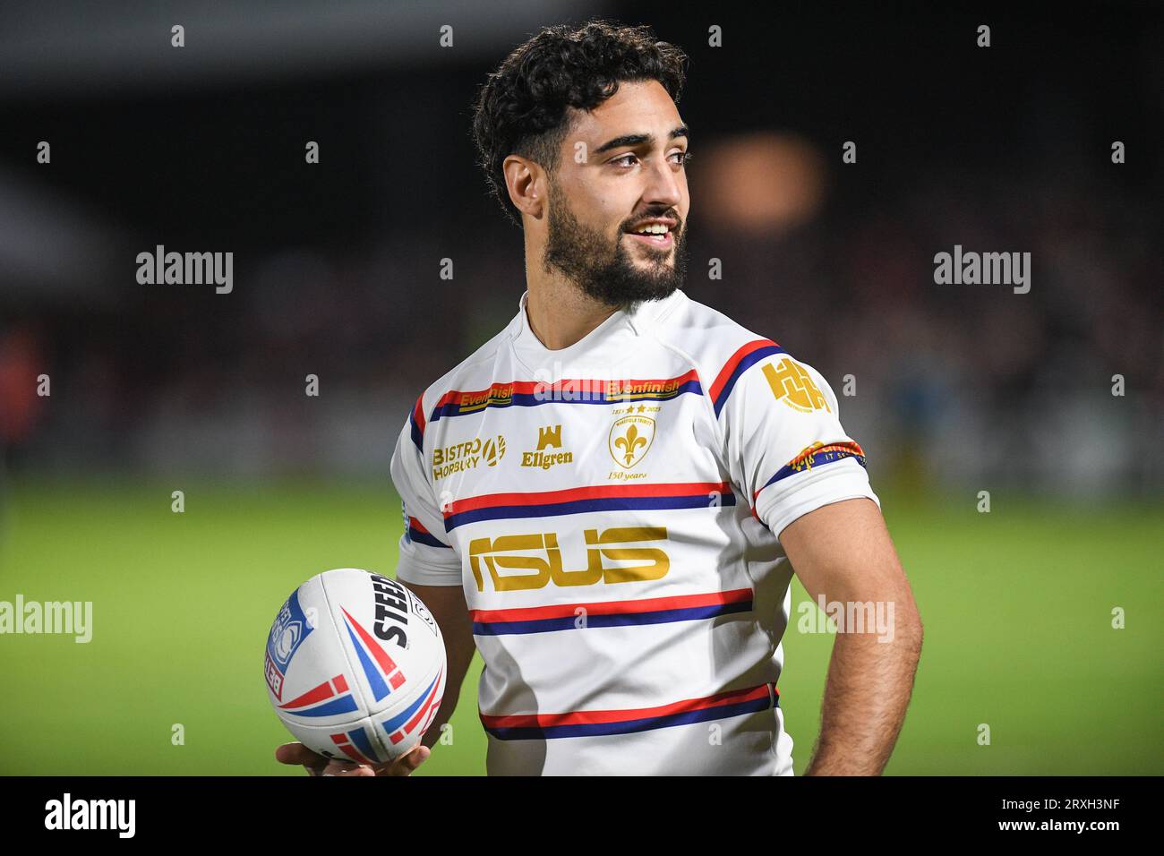 Wakefield, England - 22nd September 2023 Wakefield Trinity's Romain ...