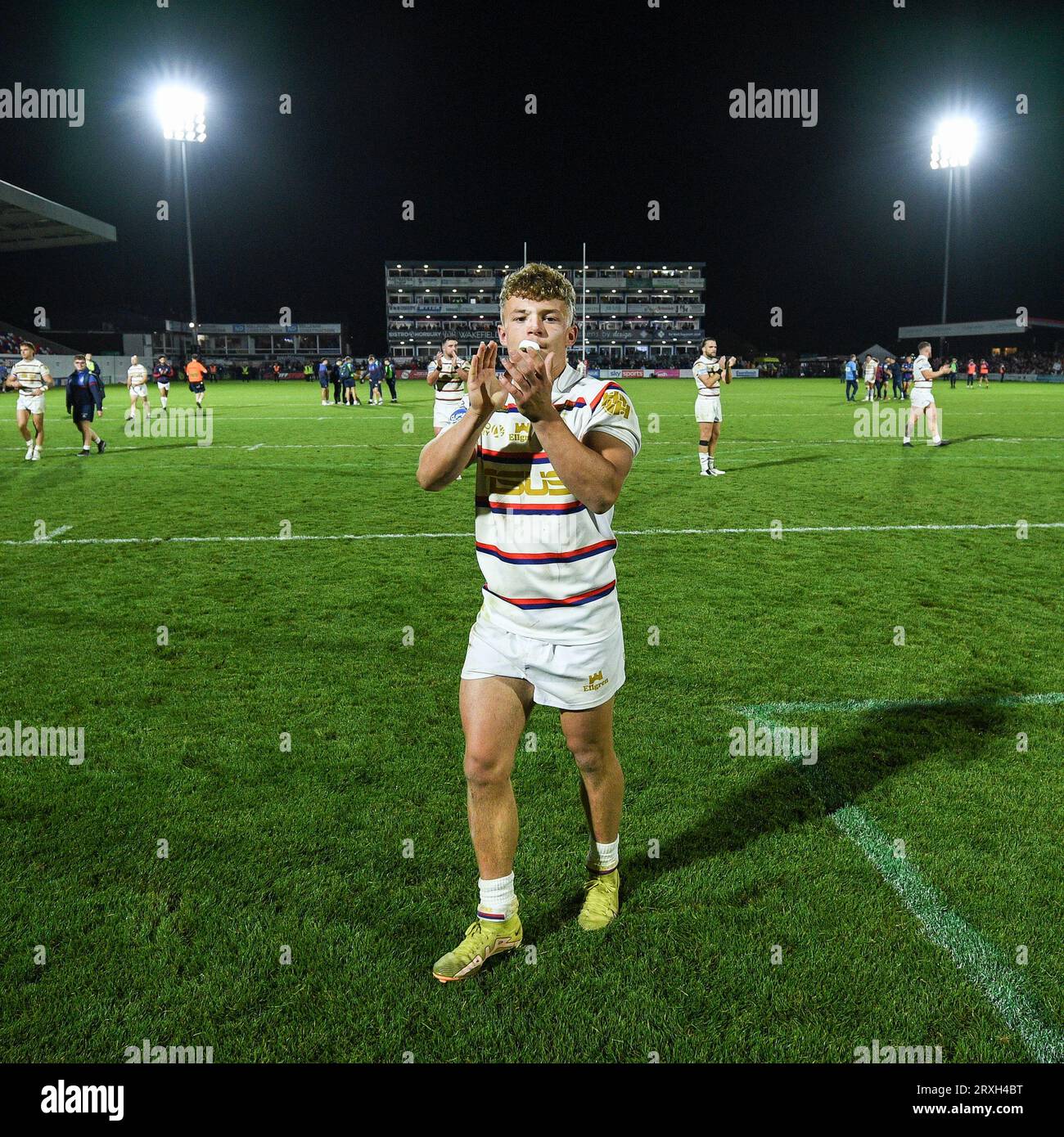 Wakefield, England - 22nd September 2023 Wakefield Trinity's Harvey ...
