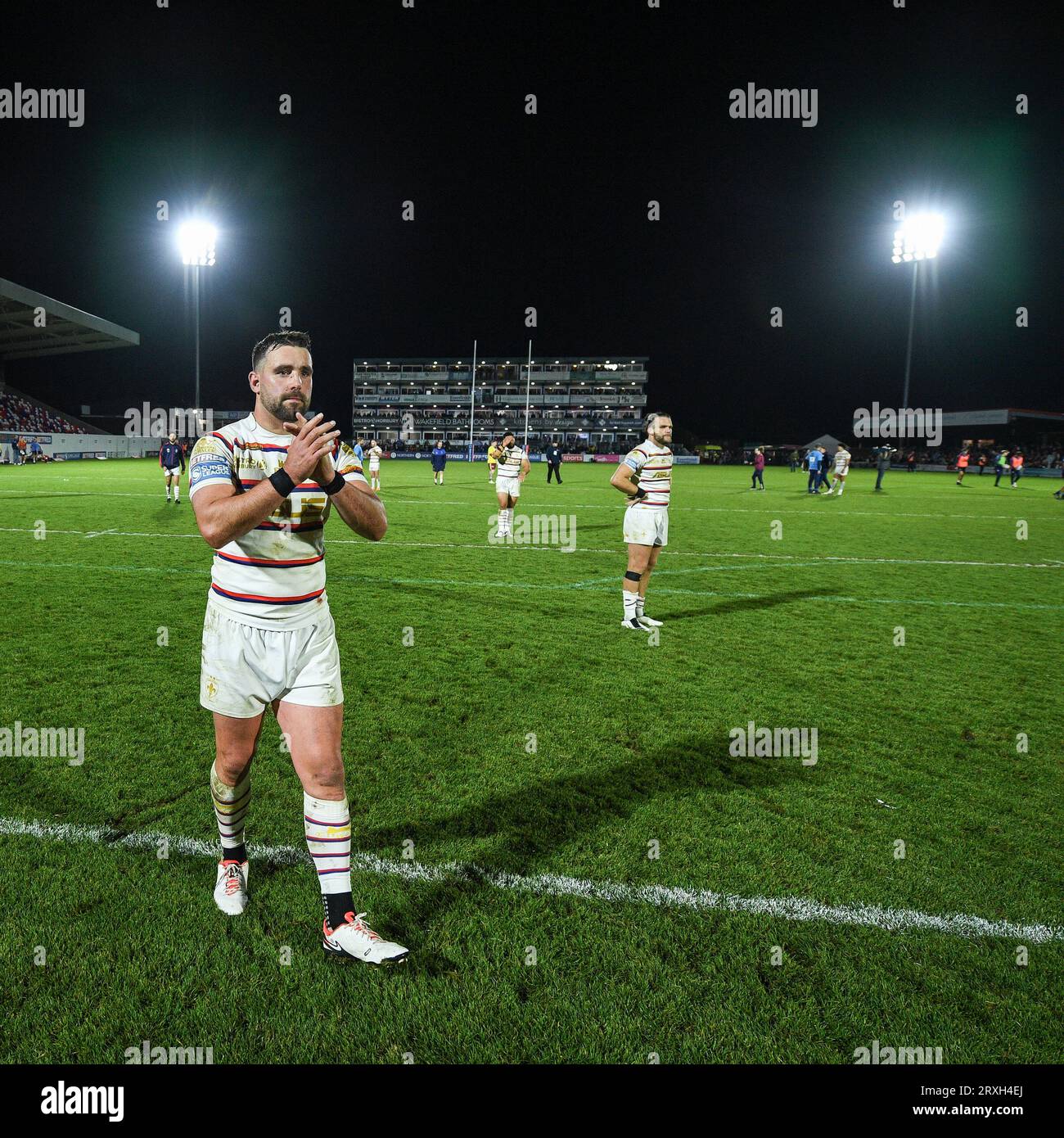 Wakefield, England - 22nd September 2023 Wakefield Trinity's Josh ...