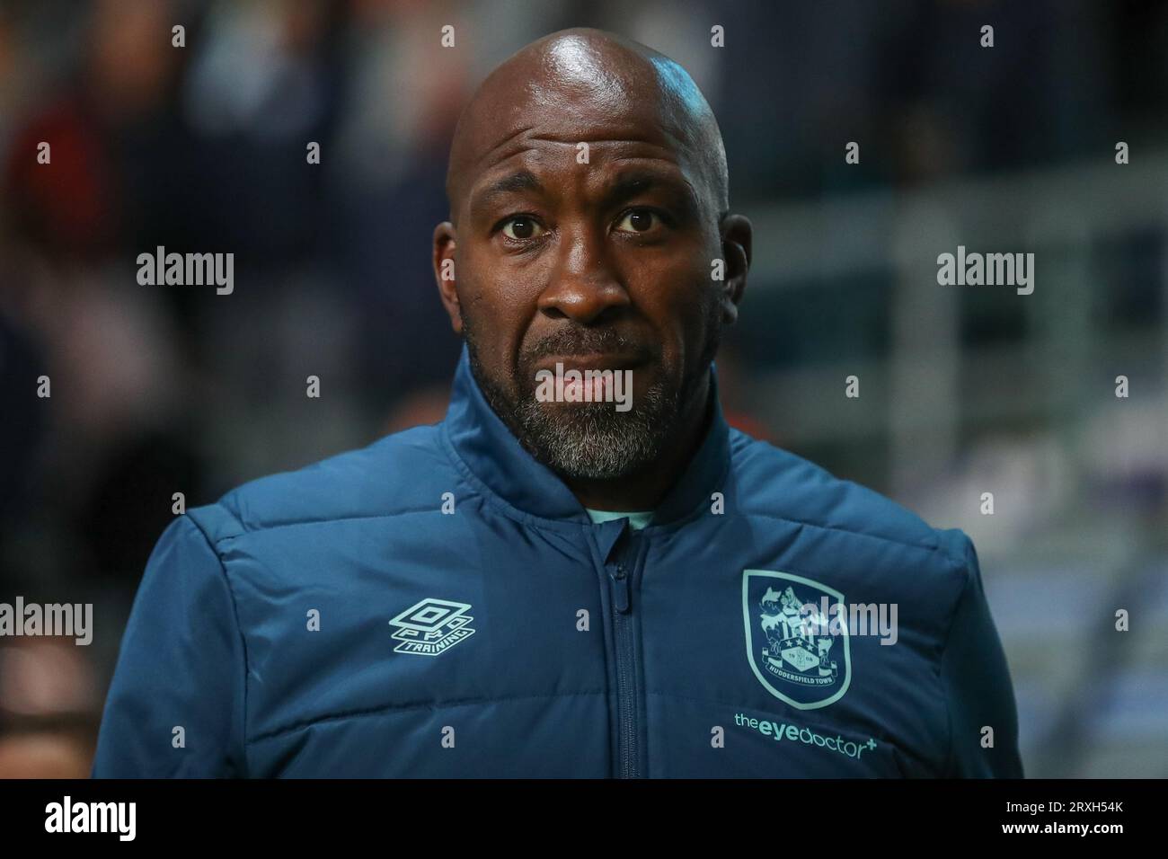 Darren Moore manager of Huddersfield Town during the Sky Bet ...