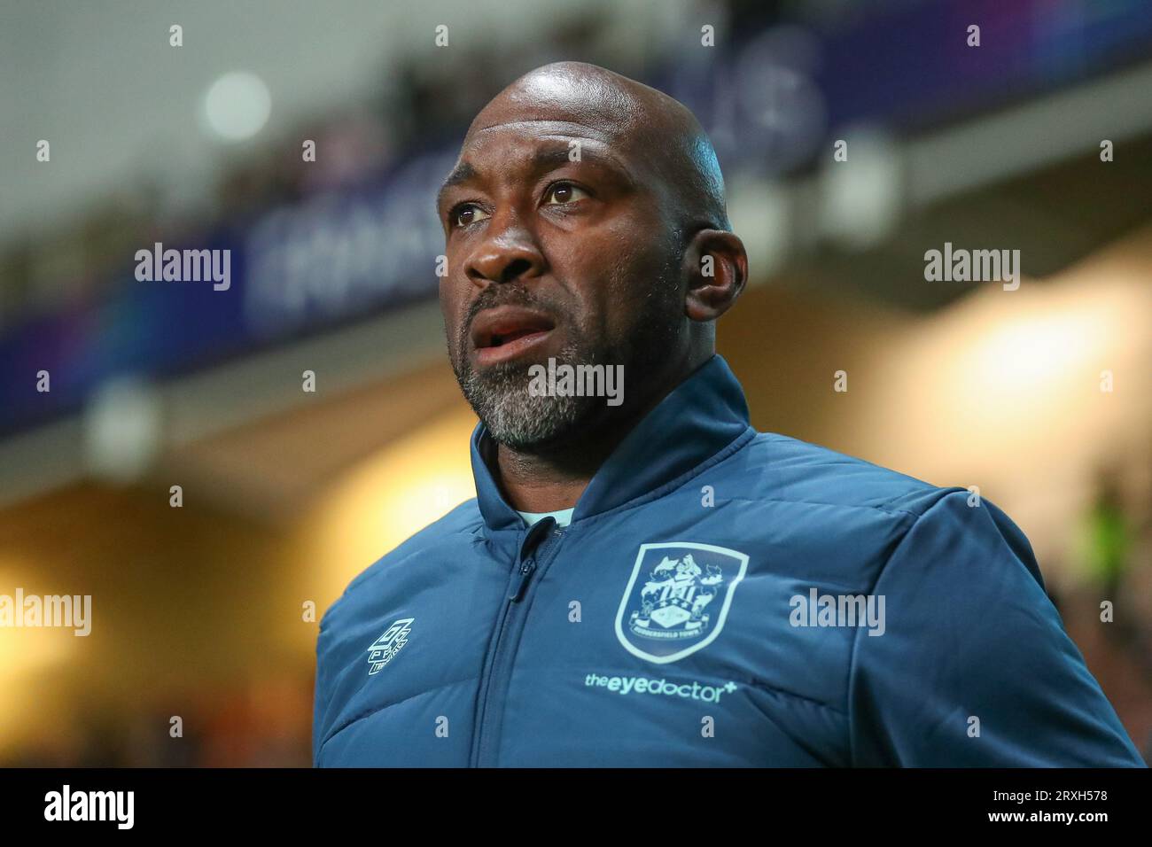 Darren Moore manager of Huddersfield Town during the Sky Bet ...