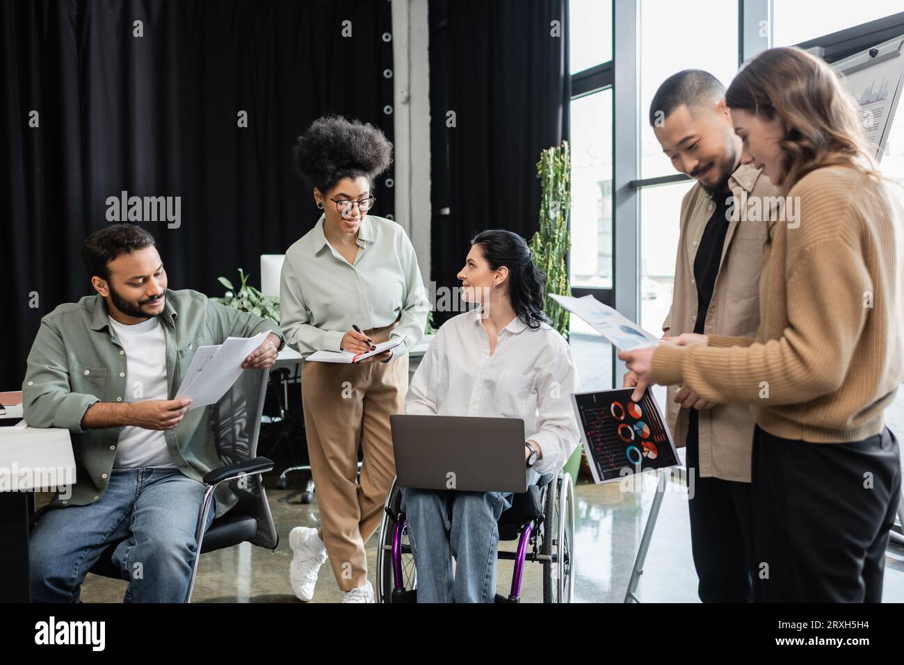 diversity and inclusion, multiethnic team planning startup project ...