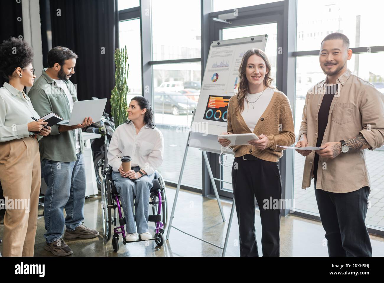 diversity and inclusion, interracial startup team planning project with ...