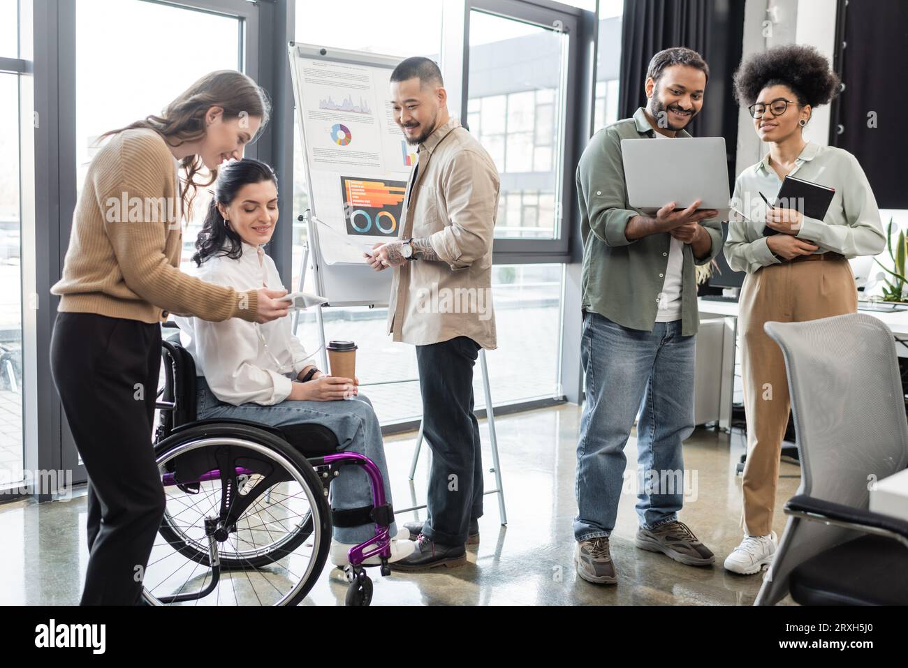 diversity and inclusion, interracial startup team planning project with ...