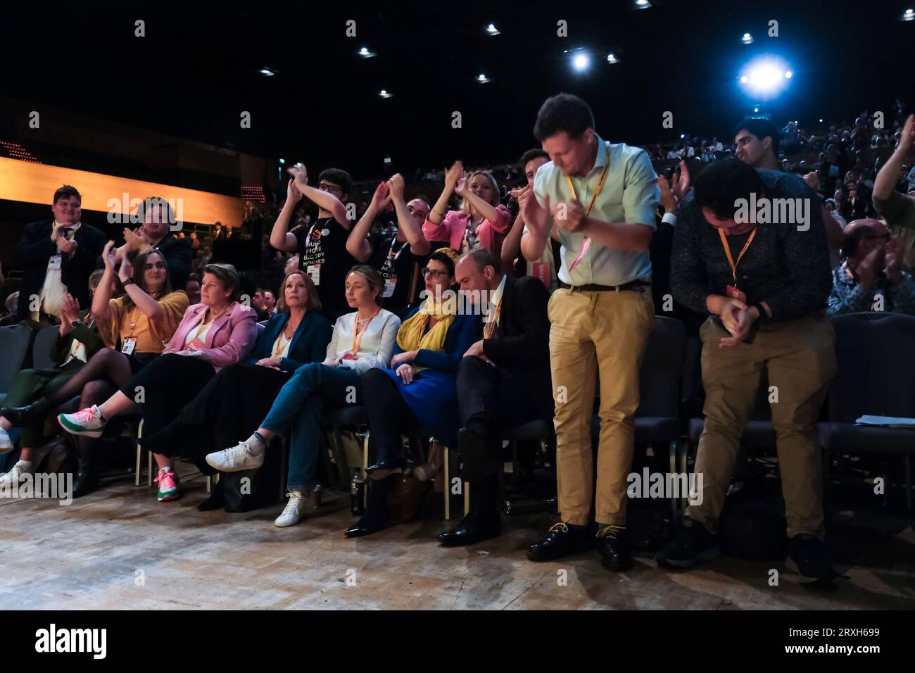 Bournemouth, UK. 25th Sep, 2023. Party leader Sir Ed Davey, Layla Moran ...