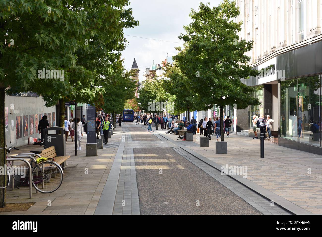Fishergate in the City of Preston Stock Photo - Alamy