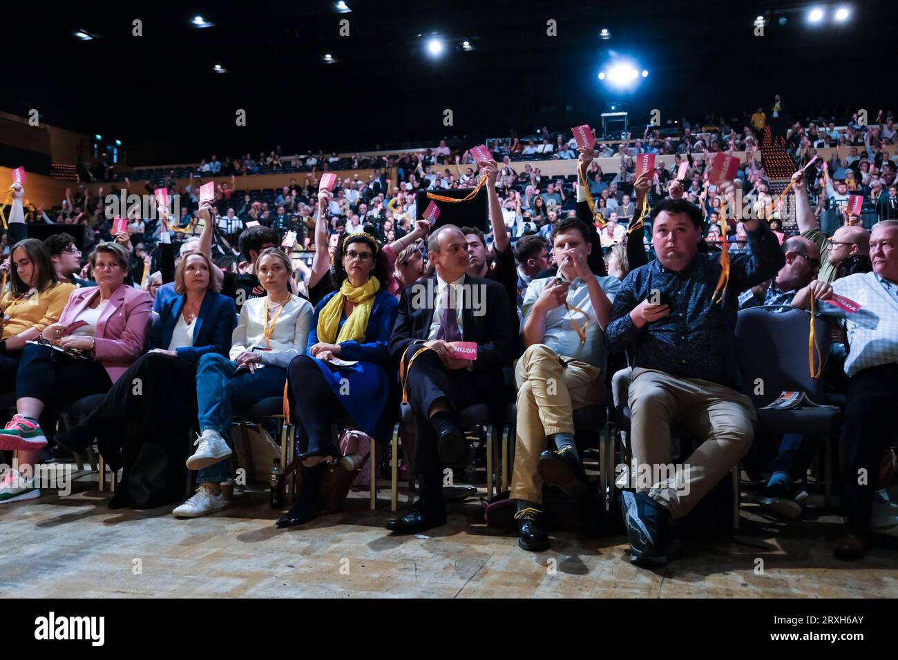 Bournemouth, UK. 25th Sep, 2023. Party leader Sir Ed Davey, Layla Moran ...