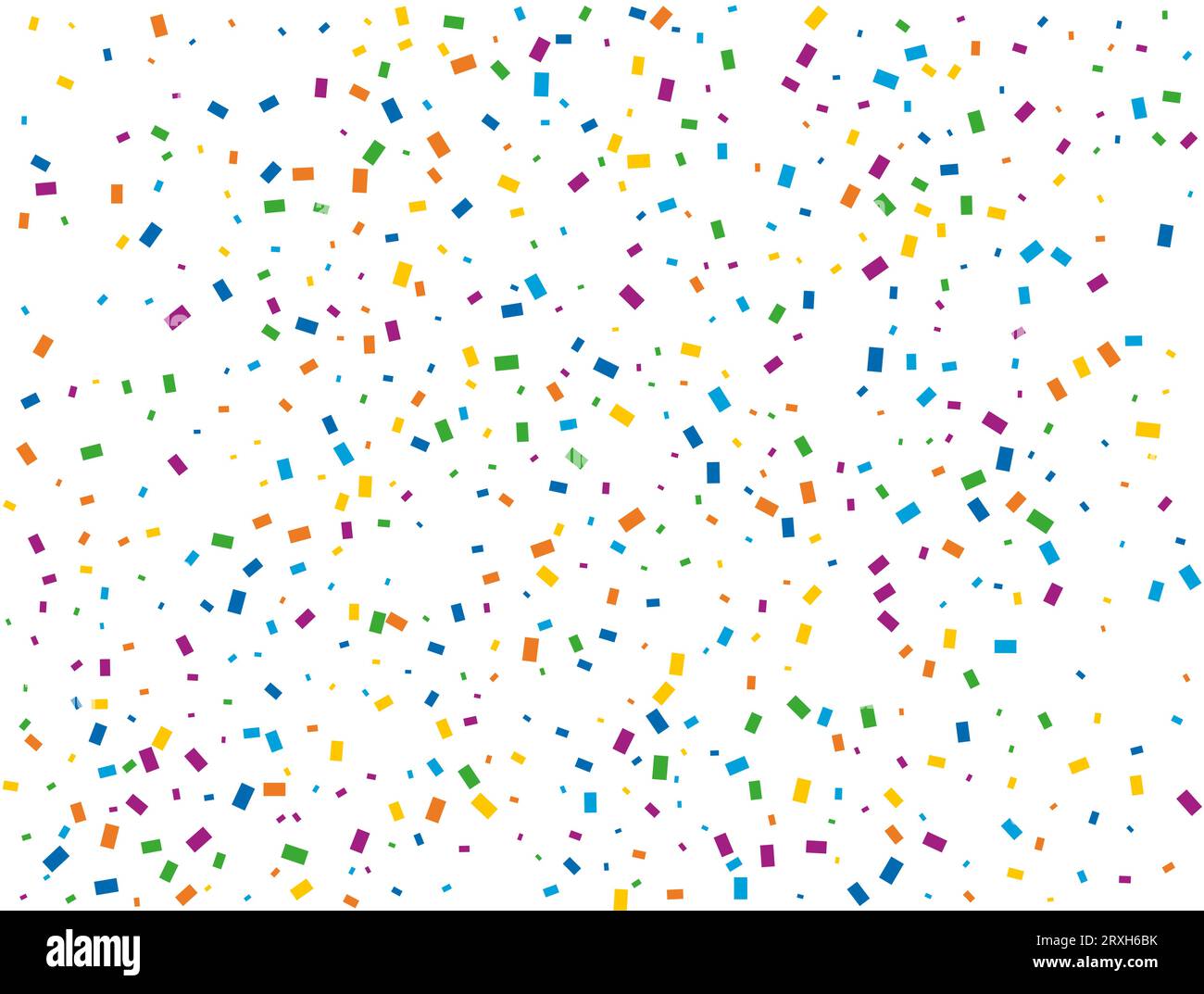 Christmas Rectangular Confetti. Light Rainbow glitter confetti ...