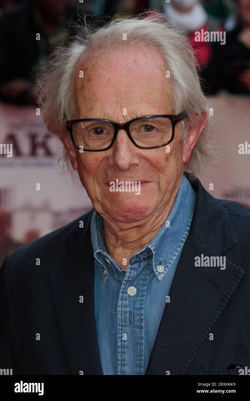 London, UK . 25 September, 2023 . Ken Loach pictured at the The Old Oak ...