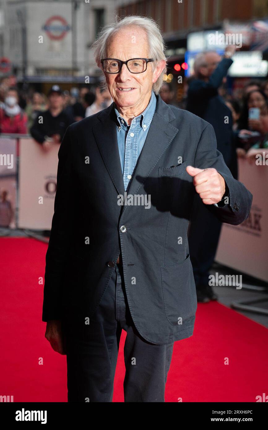 Ken Loach attends the UK premiere of The Old Oak at Vue West End in ...