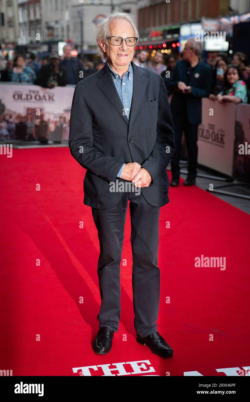 Ken Loach attends the UK premiere of The Old Oak at Vue West End in ...