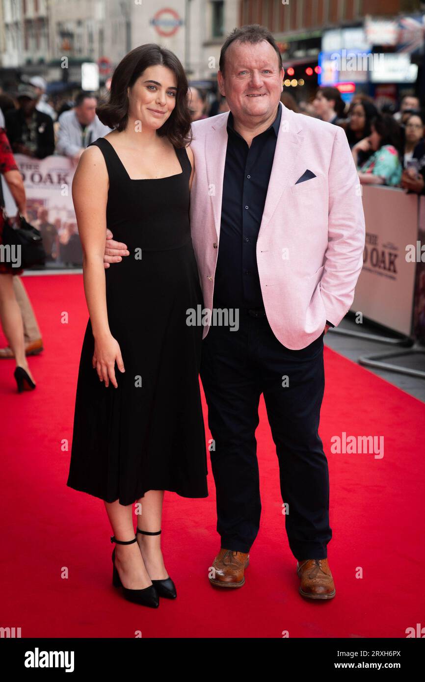 Ebla Mari and Dave Turner attend the UK premiere of The Old Oak at Vue ...