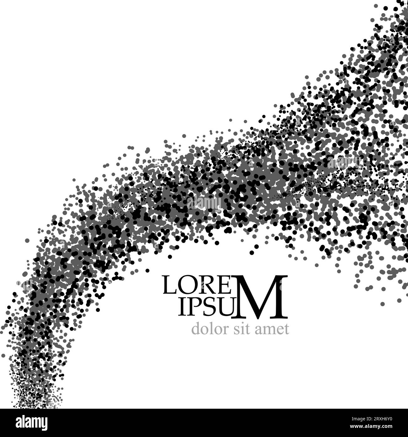 Black dots abstract background. Vector illustration Stock Vector Image ...