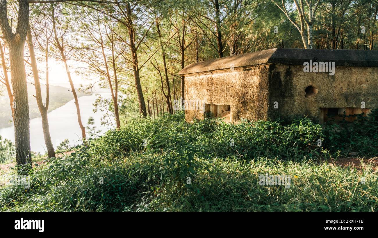 French fortification at Vong Canh Hill in Hue, Vietnam Stock Photo - Alamy
