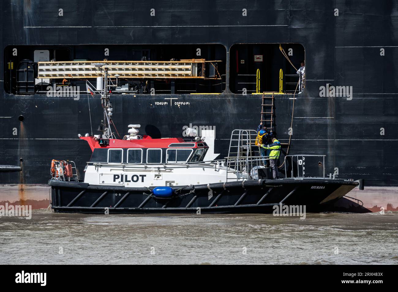 pilot tender ‘Izurdia’ in the port of Emden, Germany Stock Photo - Alamy