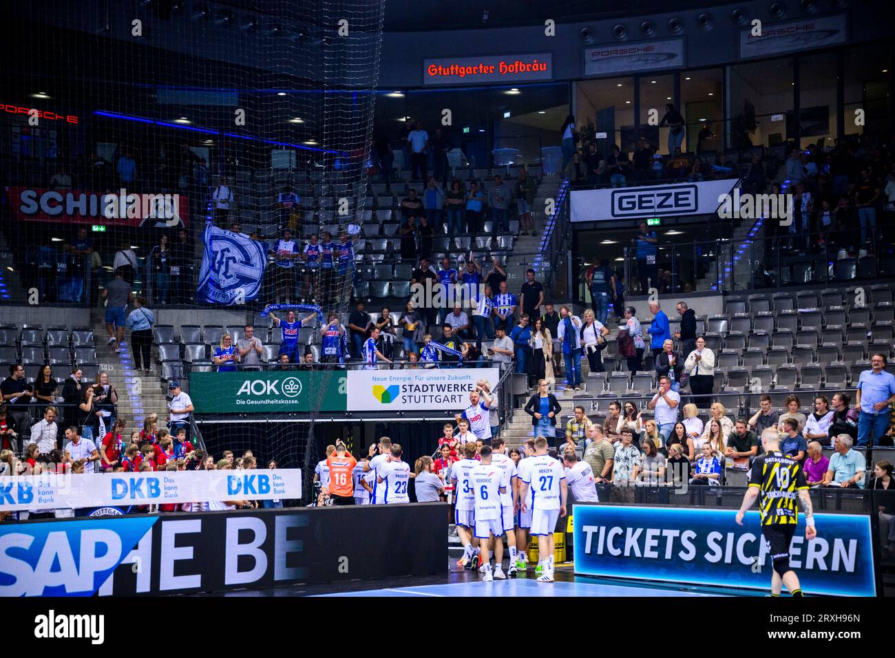 Stuttgart, Germany. 25th Sep, 2023. Handball: 1st Bundesliga, men, 2023 ...