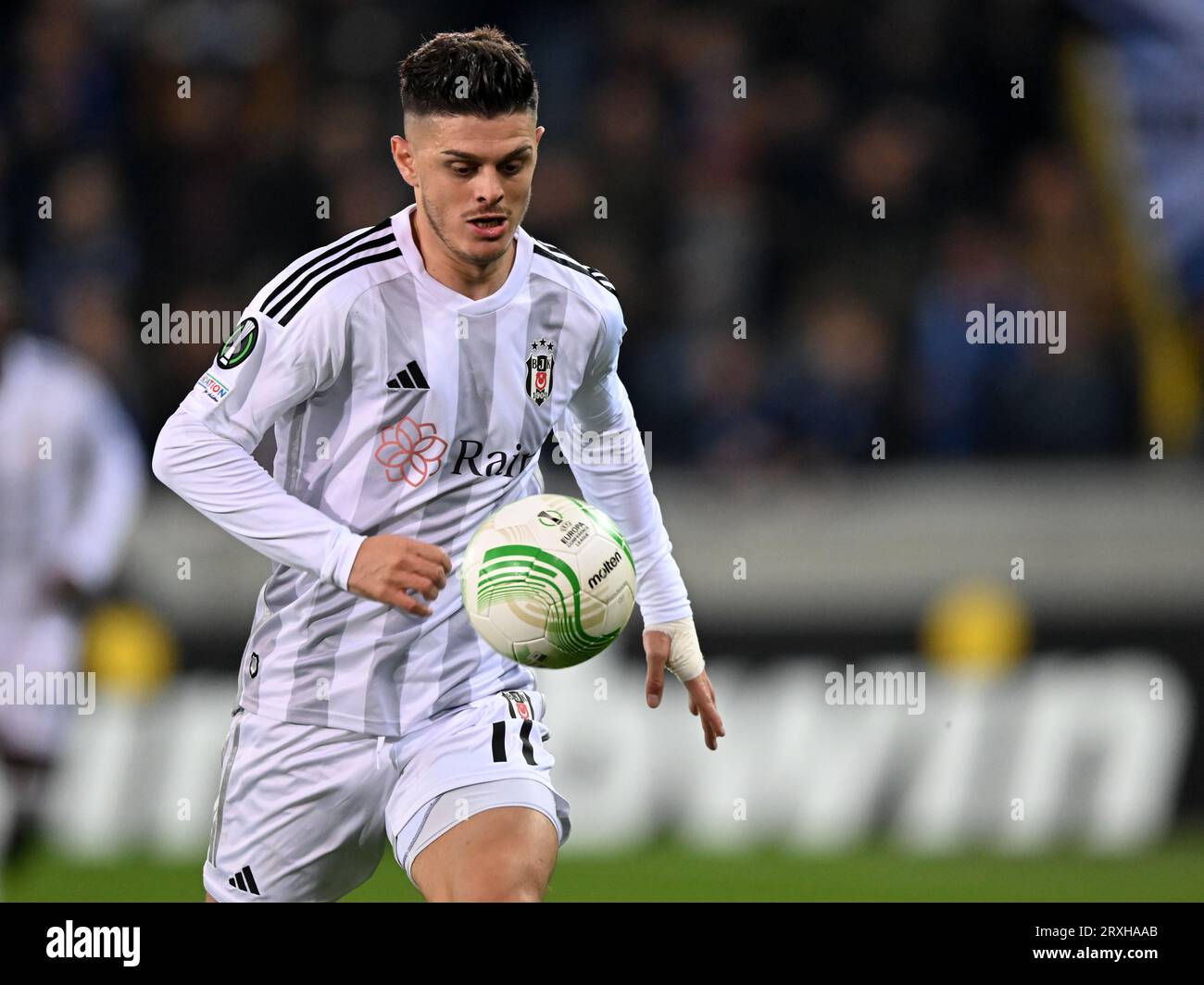 BRUGES - Milot Rashica of Besiktas JK during the UEFA Conference League ...