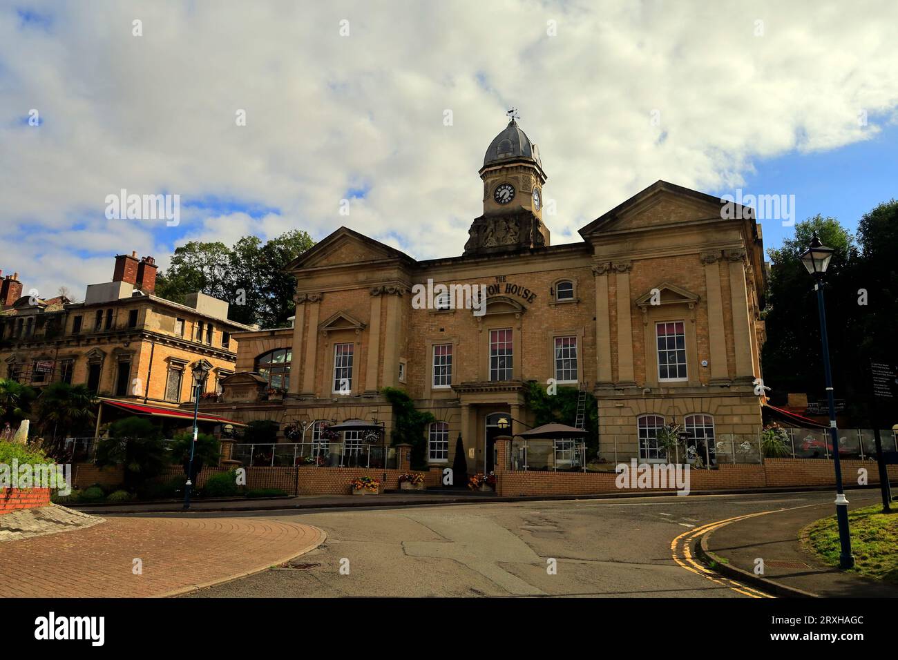 The Custom House restaurant and clock tower, Penarth, Cardiff, Taken ...
