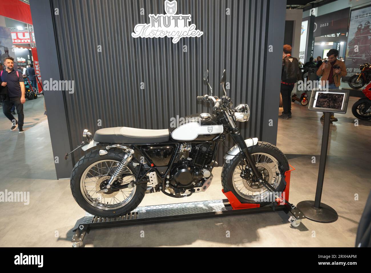 ISTANBUL, TURKIYE - APRIL 29, 2023: Mutt motorcycle on display at ...