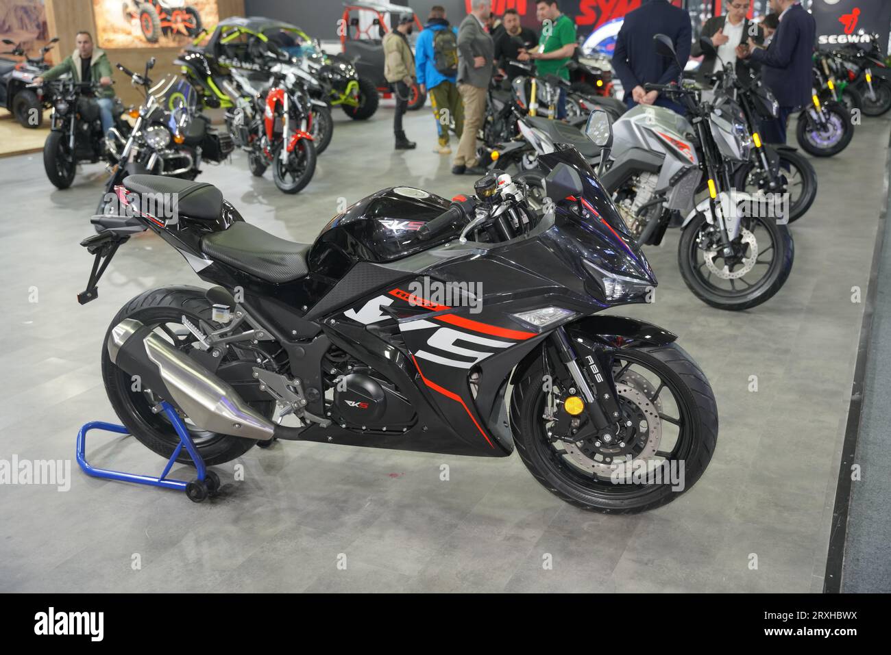 ISTANBUL, TURKIYE - APRIL 29, 2023: RKS R250 motorcycle on display at ...