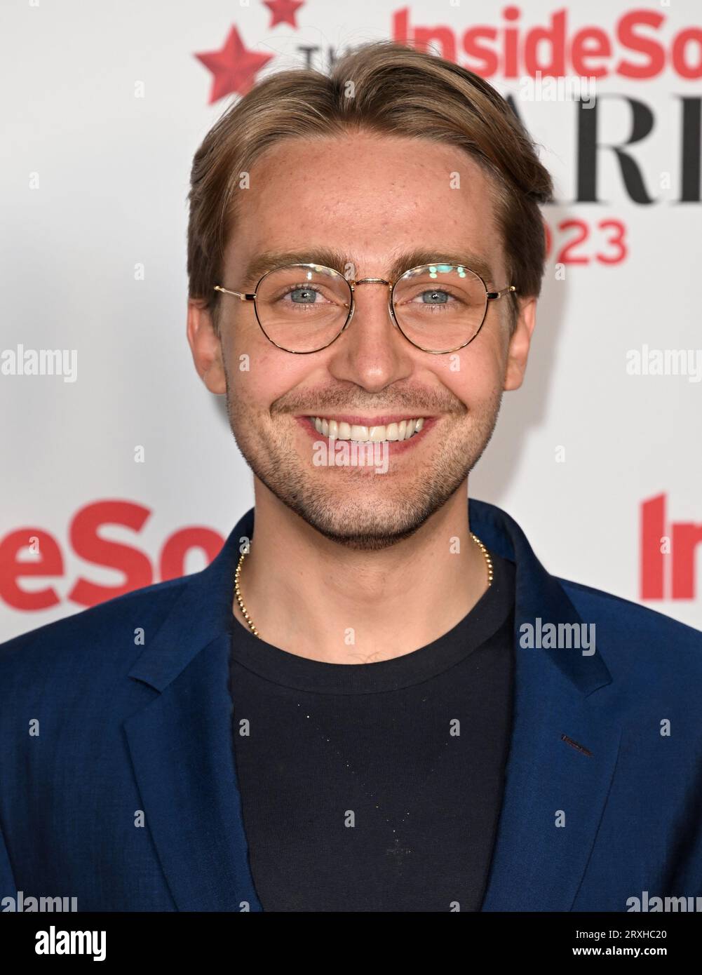 London, UK. September 25th, 2023. Barney Walsh arriving at the Inside ...