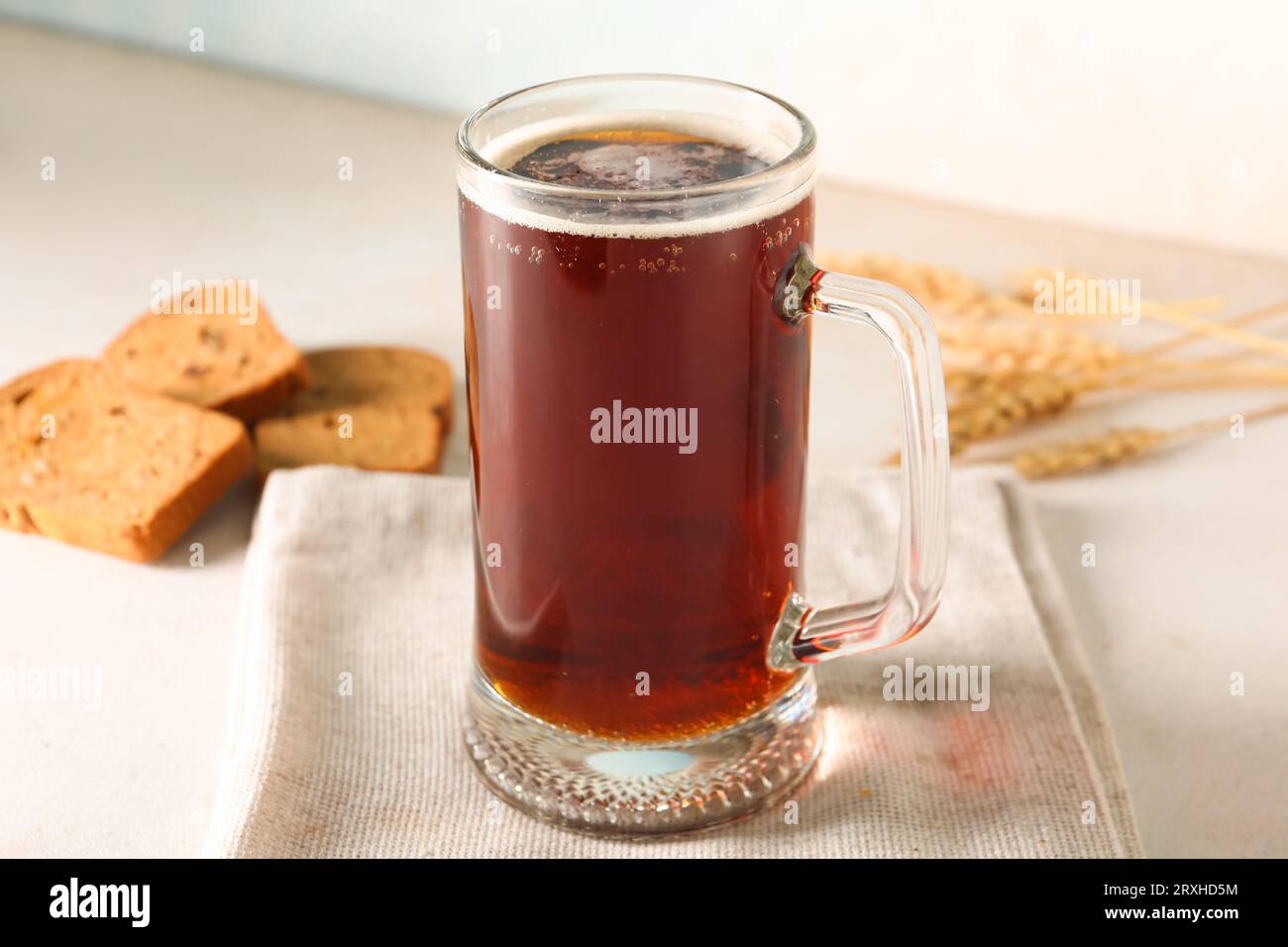 Traditional kvass beer mug hi-res stock photography and images - Alamy