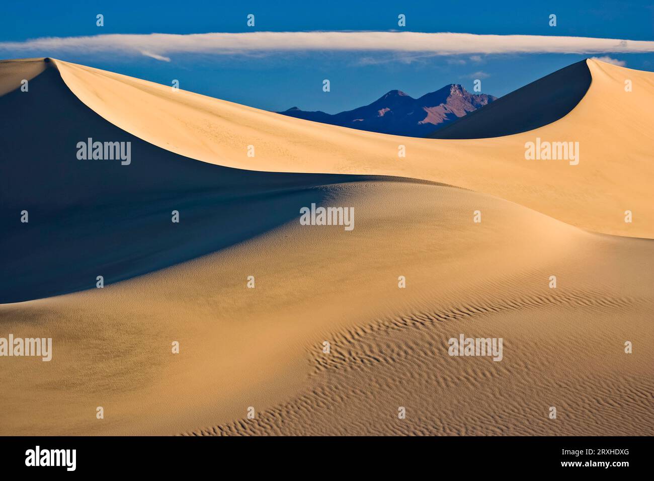 Mesquite Flat Sand Dunes in Death Valley National Park, California, USA ...