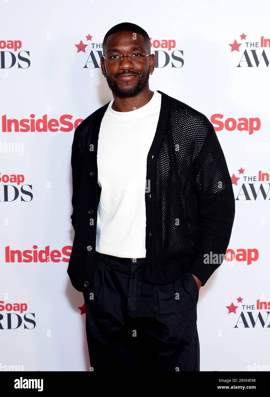 Emile John attending the Inside Soap Awards at Salsa Temple in London ...