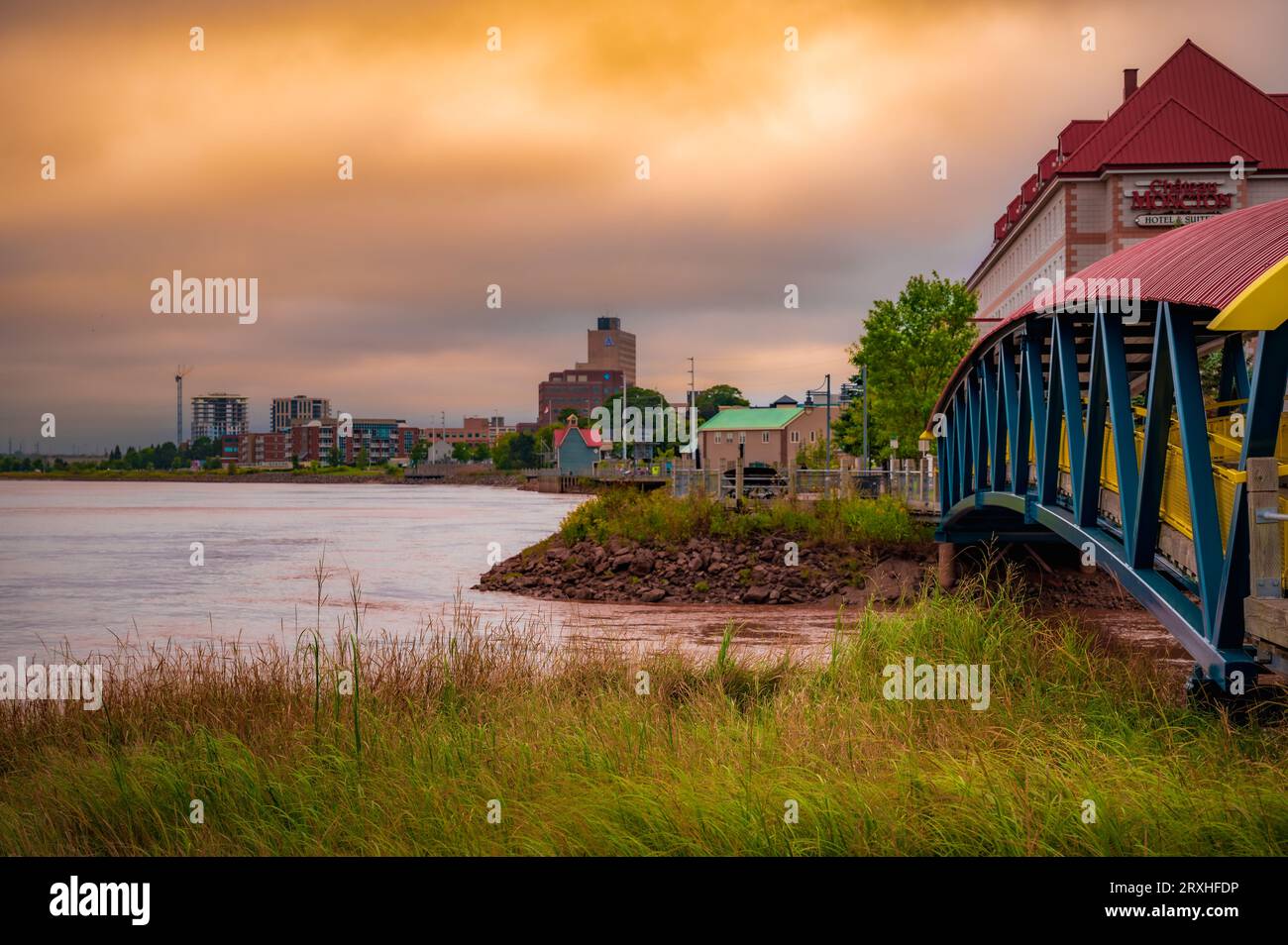 Canada petitcodiac river moncton hi-res stock photography and images ...
