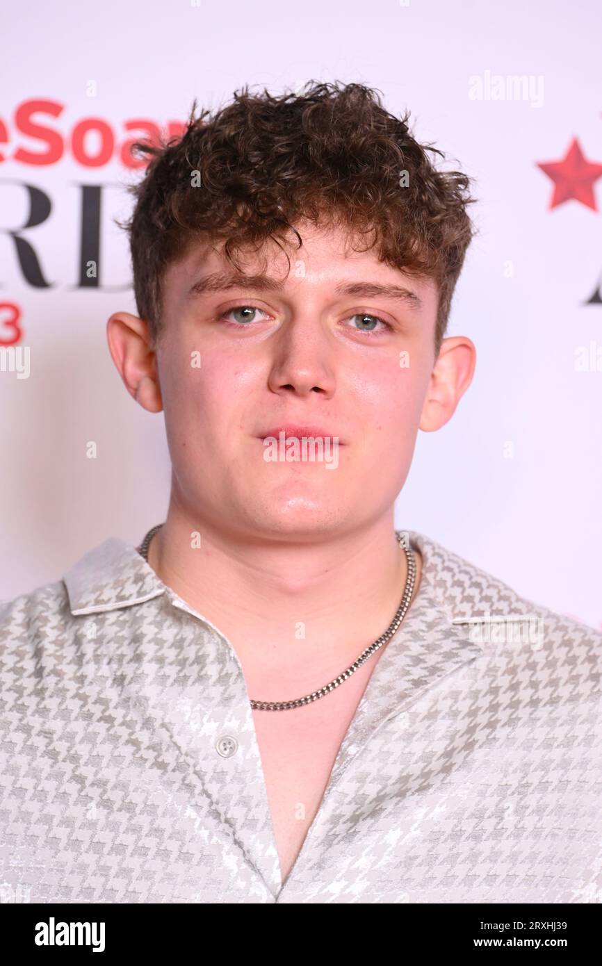 London, UK. 25 September 2023. Ellis Hollins attending the Inside Soap ...