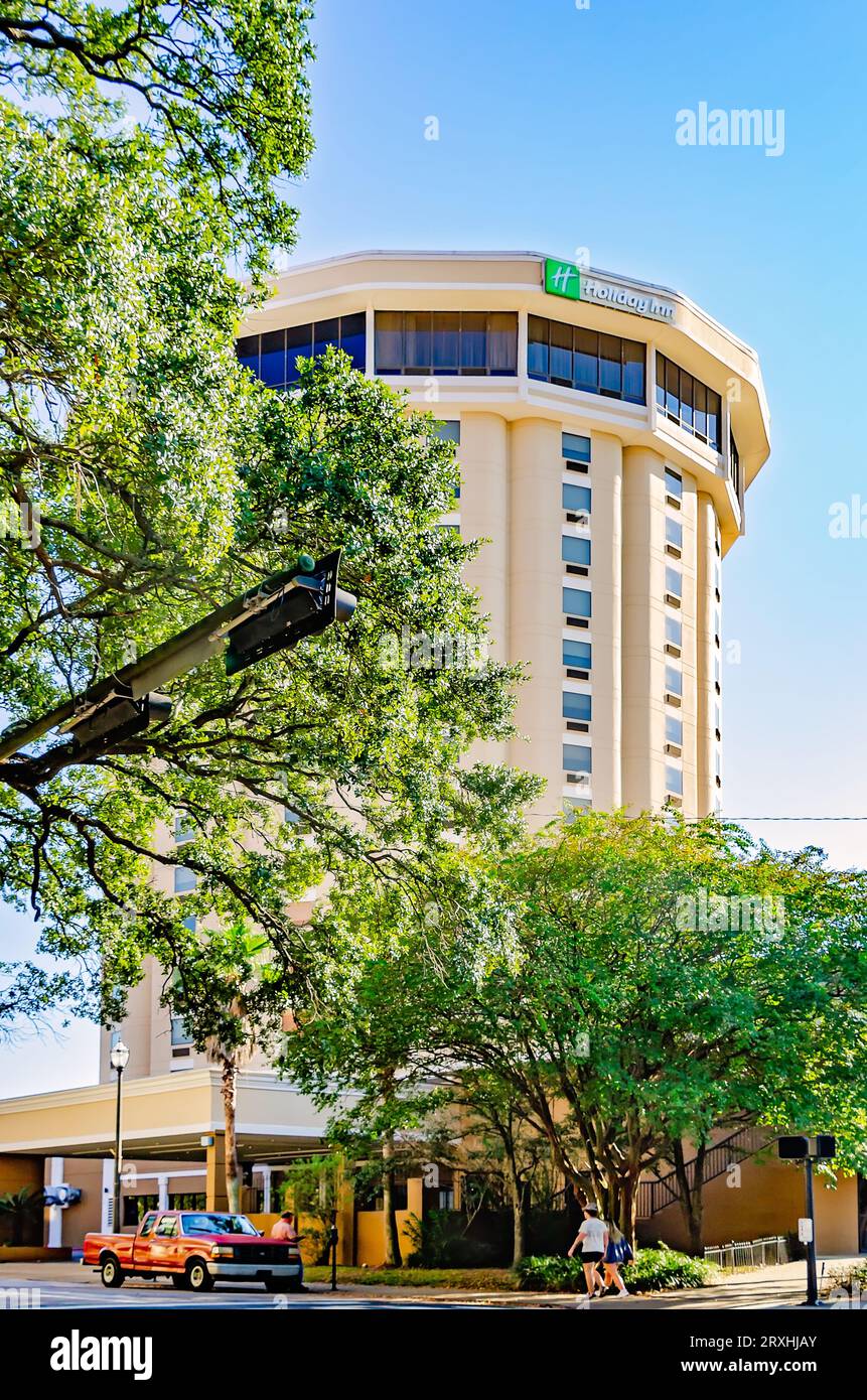 Holiday Inn is pictured downtown on Government Street, Sept. 23, 2023 ...