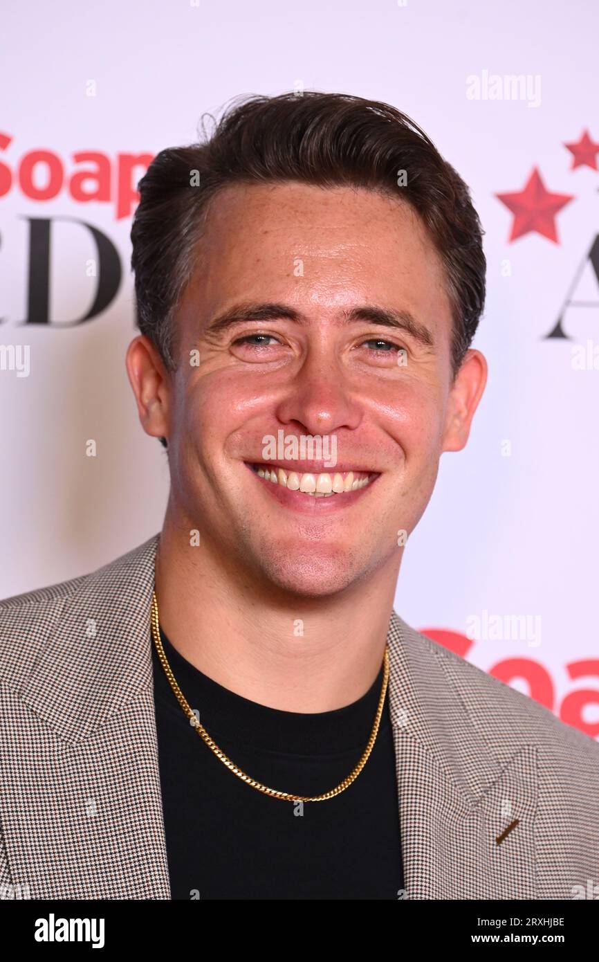 London, UK. 25 September 2023. Ross McLaren attending the Inside Soap ...