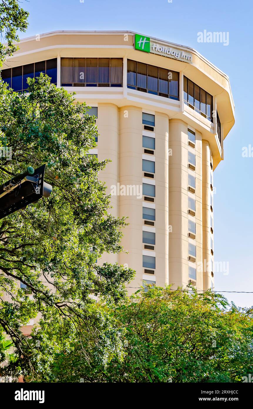 Holiday Inn is pictured downtown on Government Street, Sept. 23, 2023 ...