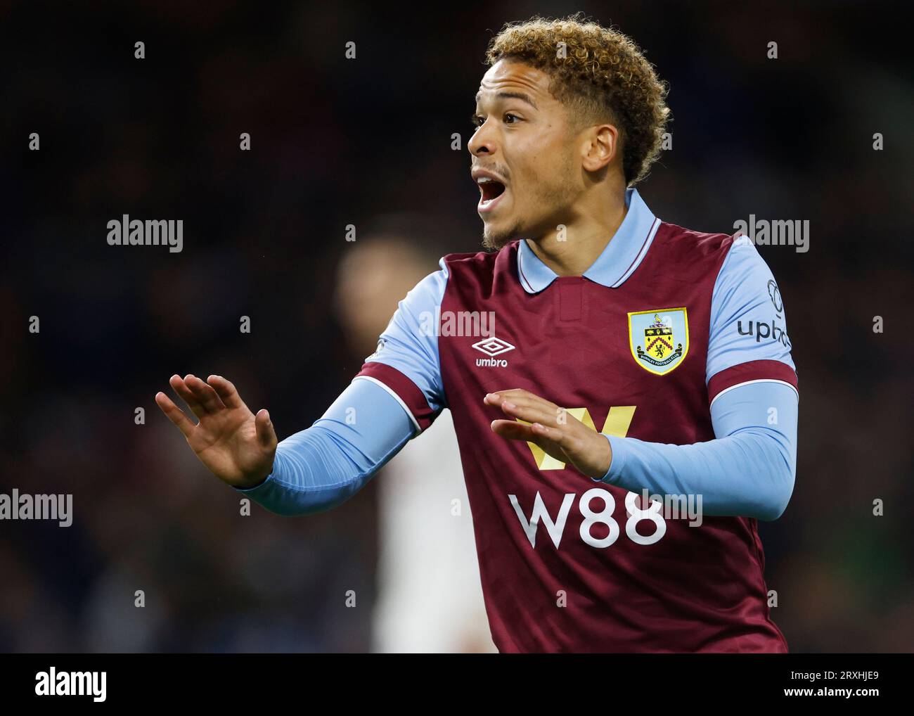 Burnley's Manuel Benson during the Premier League match at Turf Moor ...