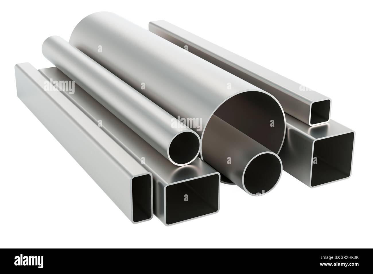 Steel round pipes and square pipes, from stainless steel. Cold rolled ...