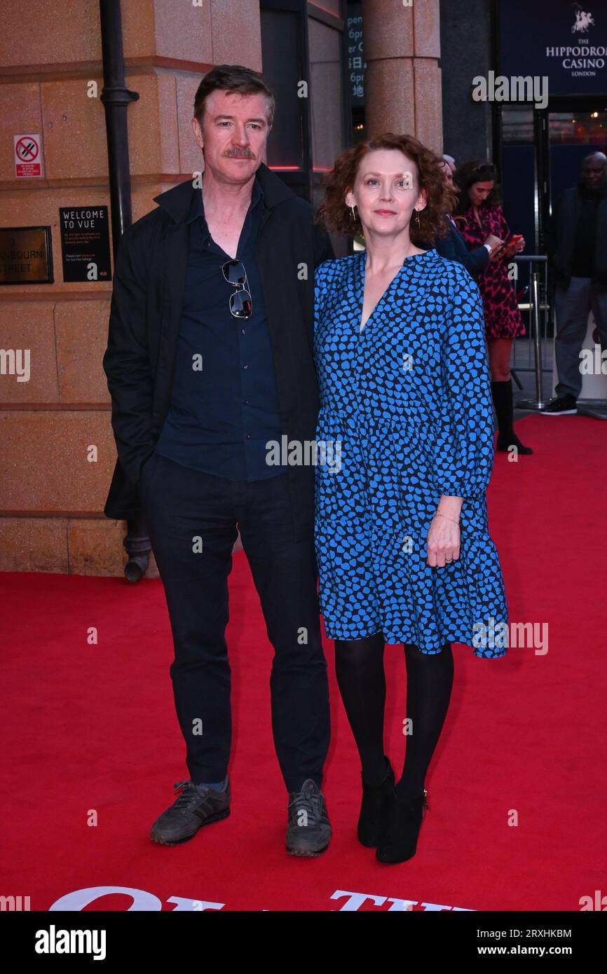 London, UK. 25th Sep, 2023. (L-R) Barry Ward and Simone Kirby at ...